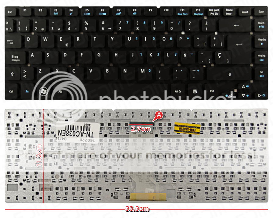 Teclado Nuevo Español Sp Acer Aspire E5 411 E5 471 Series 43000 En Mercado Libre