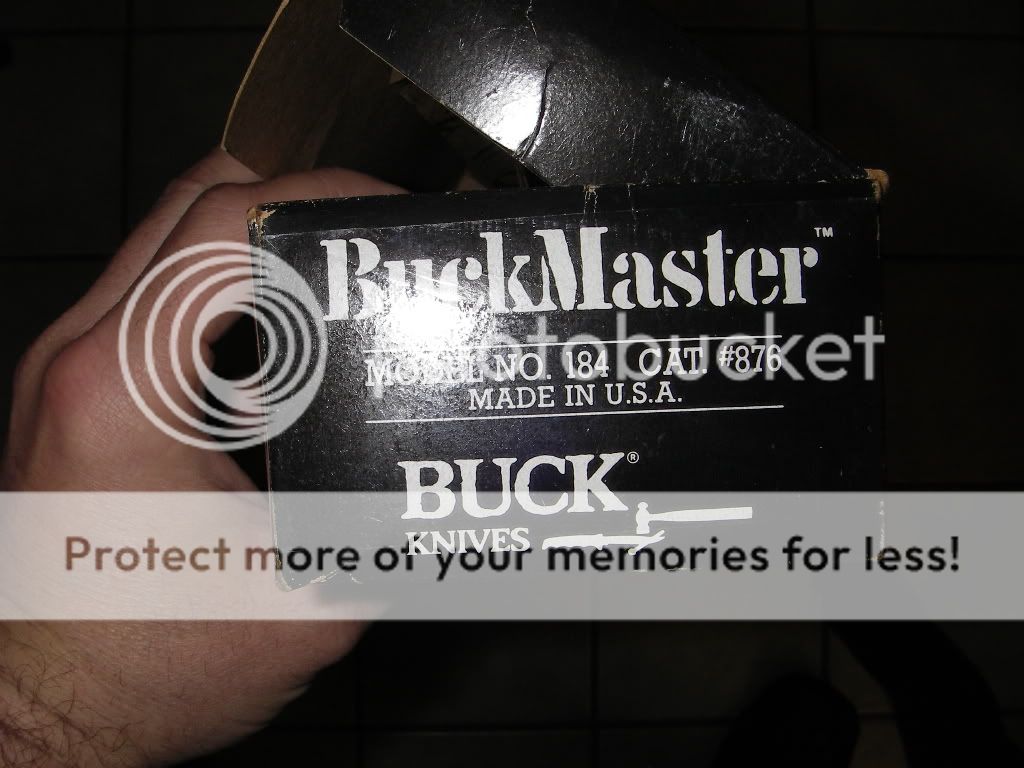 TRADED Buckmaster, Buck 184, in Box Unused, WTT early Gerber Mark II ...